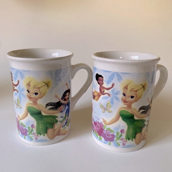 Disney | Kitchen | Disney Pair Of Tinkerbell Mugs 21 | Poshmark